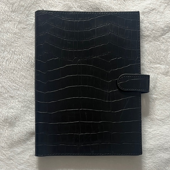 kikki.K | Office | Kikki K Black Crocodile Pattern Notebook Cover ...